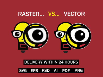 Vector tracing, vector illustration from your raster image | Upwork