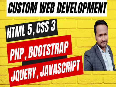 A fullstack Website Developer | HTML5, CSS3, Bootstrap & PHP Expert | Upwork