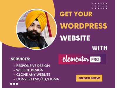 Responsive WordPress website with Elementor | Upwork