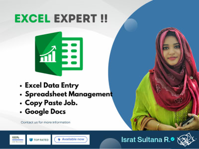 Accurate Data Entry Job, File Conversion,Excel Expert & Virtual ...