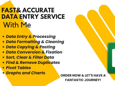 Accurate and professional data entry services. | Upwork