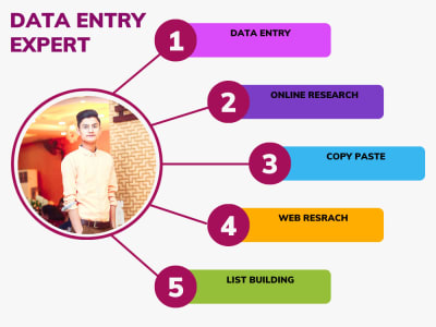 Data Entry Internet Research and Copy Paste service | Upwork
