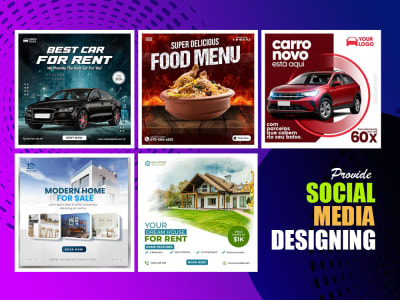 Engaging post design for all social media platforms and businesses ...