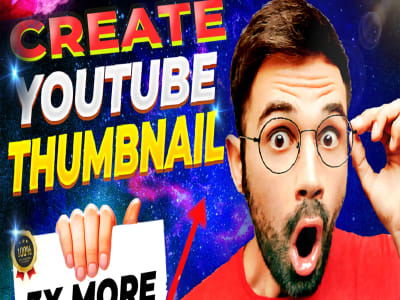 Design an amazing youtube thumbnail | Upwork