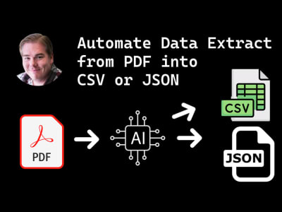 Automatic data extraction for your PDF or image files | Upwork