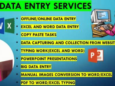Professional & Quick Data Entry Service with 100% Accuracy | Upwork