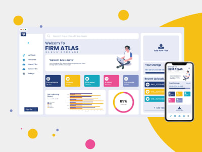 Minimalist dashboard ui for you desktop app, website and mobile app | Upwork