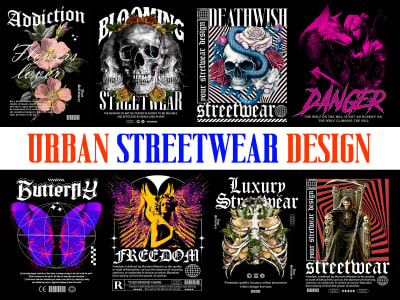 Trendy urban streetwear design in luxury, edgy and brutalist style | Upwork