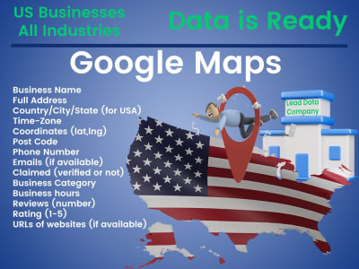 US Google Maps Company Data | Upwork