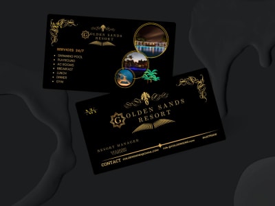 A fantastic business e-card design | Upwork