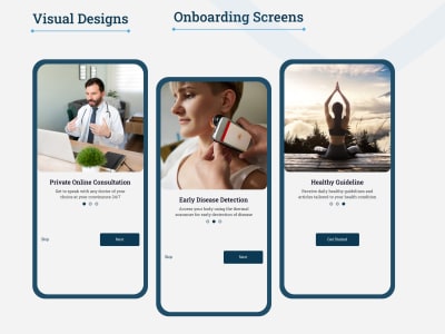 A visually appealing and responsive UI/UX design in Figma for your ...