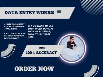 Data analyst excel, Data Entry and Excel assignments | Upwork