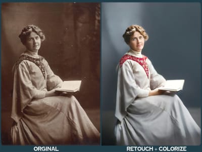 To restore, repair, fix, and colorize your old photo professionally ...