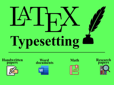 Professional Typesetting Services with LaTeX | Upwork