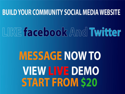 Social media websites like Facebook And Twitter | Upwork