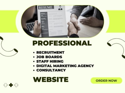 Recruitment website job board website job portal consultancy website | Upwork