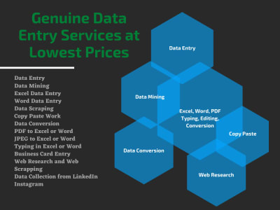 Data Entry/Data Extraction/Web Scraping/Web research | Upwork