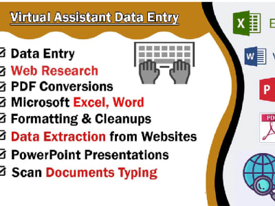 Data Entry Work on Ms word | Upwork