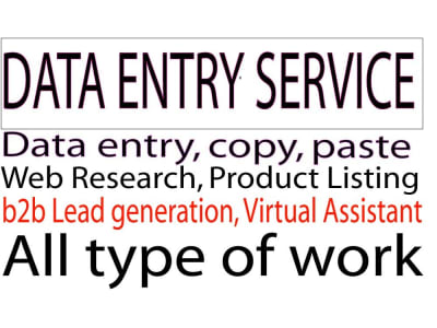 A list of c level contacts in b2b market and data entry for you | Upwork