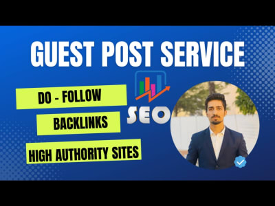 Do follow permanent backlinks, guest posting service, high authority ...