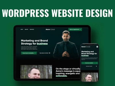 A clean, professional and visually appealing website design | Upwork