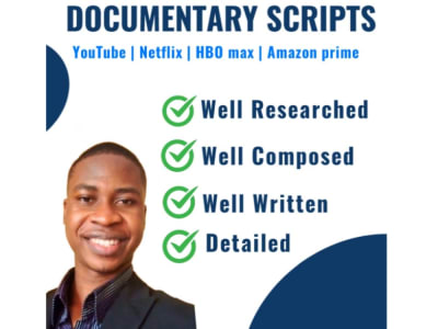 A fantastic script for your documentary videos | Upwork