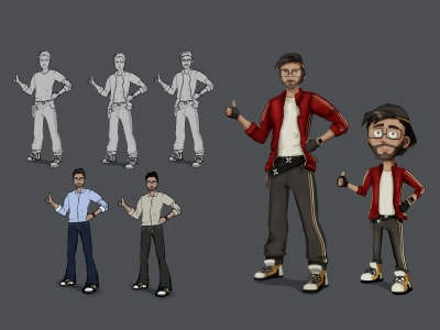 A Character Design and concept for video games or animations | Upwork