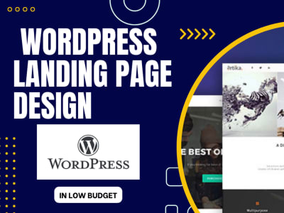 A Landing page design in wordpress , Response landing page for your ...