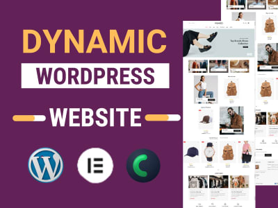 Dynamic wordpress website using elementor pro crocoblock jet engine | Upwork