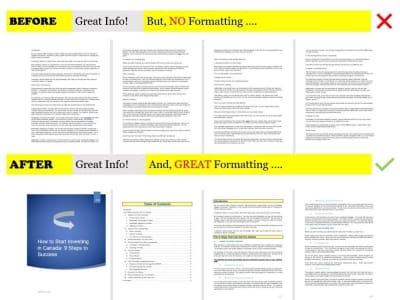 A professionally formatted, eye-catching MS WORD document! | Upwork