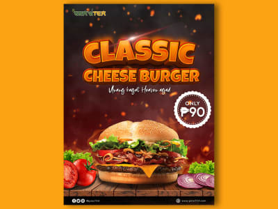 An eye catchy food business poster | Upwork