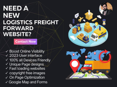 A Stunning Logistics, Freight, Cargo Website Design in WordPress | Upwork