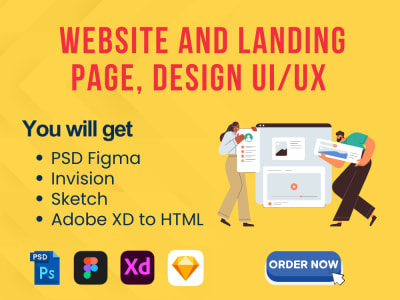 UI/UX Design Conversion, PSD, Figma, Sketch| Web development | Upwork