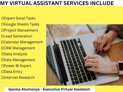 An expert Virtual Assistant for Admin and Executive services | Upwork