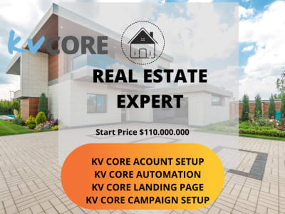 A real estate virtual assistant on kvcore, setup kvcore account, kv ...