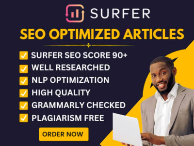 Surfer SEO optimized quality articles with Jasper AI or Jarvis | Upwork