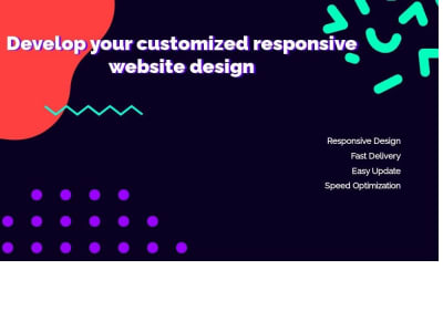 A customized responsive and fully functional website design and development | Upwork