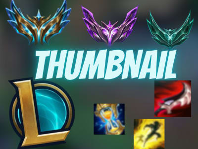 A nice league of legends thumbnail | Upwork