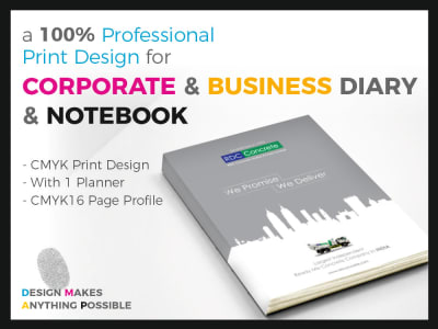 A Profesional Print Design for Corporate & Business Diary & Notebook ...