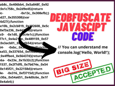 Decode, deobfuscate, decrypt encoded javascript code | Upwork