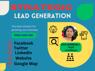 Best Lead generation and Data entry services. | Upwork
