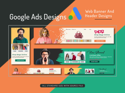 Attractive Google ads banners, web banner ads, Adwords designs | Upwork