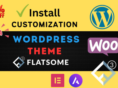 Install flatsome theme on your wordpress in one hour | Upwork