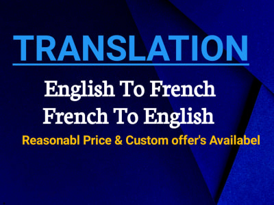Professional English to French Translation Services | Upwork
