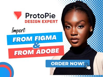 A unique protopie design and protopie landing page design | Upwork