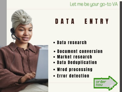 Web research, Excel/Spreadsheet data entry, PDF to Excel & data analysis. | Upwork