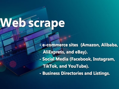 Professional Web Data Extraction Services using Python | Upwork