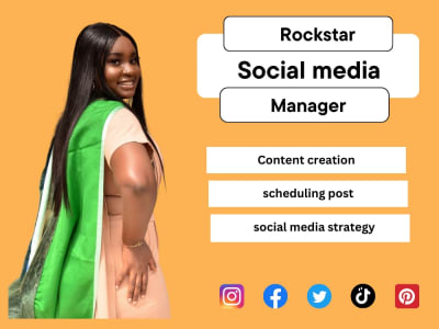 A rockstar social media manager for one month | Upwork