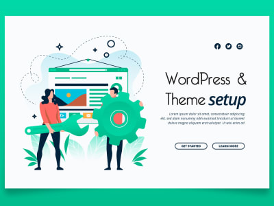 The WordPress install and Theme Demo setup | Upwork