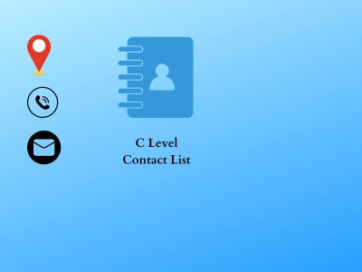 A list of C-level contacts in the B2B Market and Data Entry for you ...